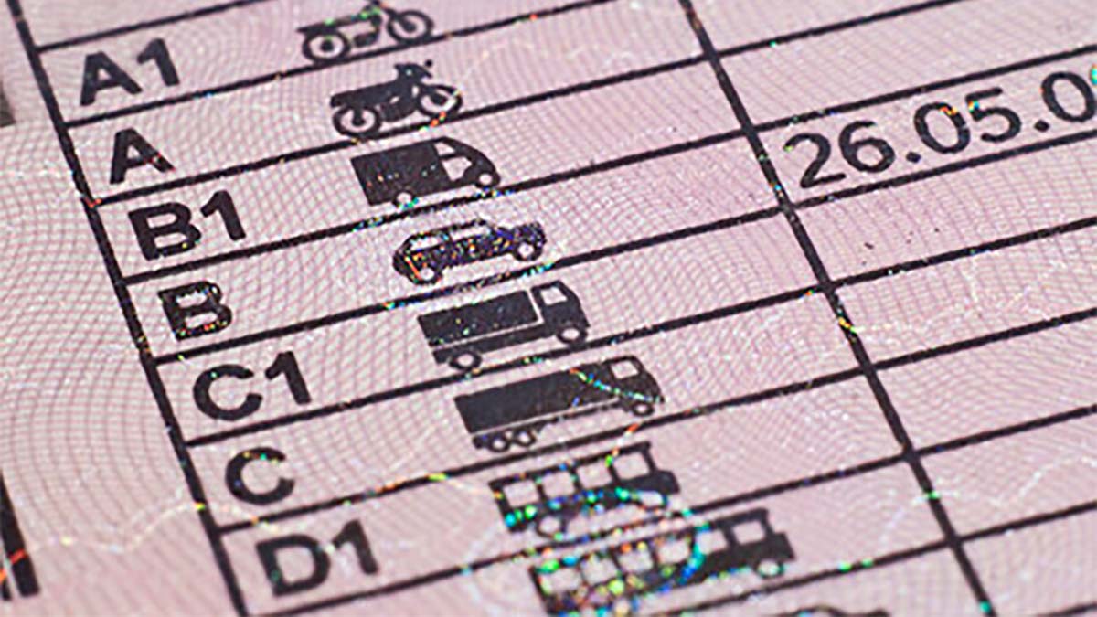 Carnet de conducir tipo B1